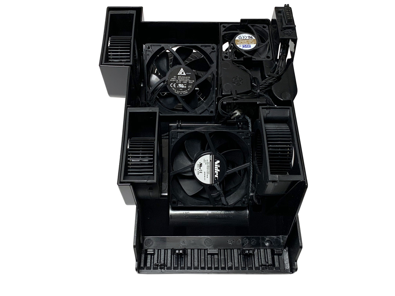 642166-001 HP Z820 Z840 Air Shroud and 5 Fan Assembly