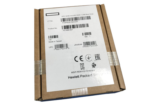 P21868-B21 HPE 32GB MicroSD RAID 1 USB Boot Drive