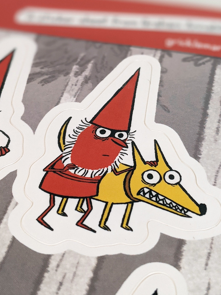Hidden People Sticker Sheet - Gricklemart