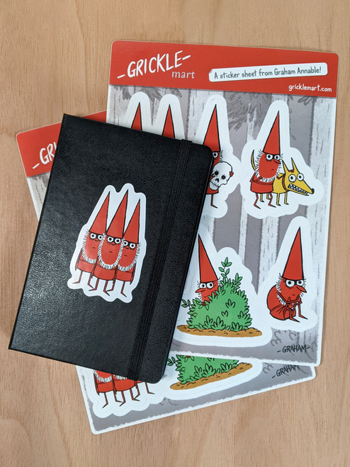 Hidden People Sticker Sheet - Gricklemart