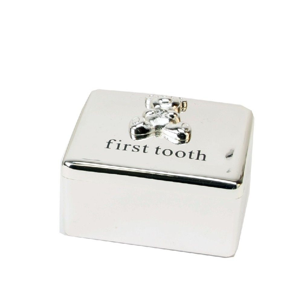 Personalised Baby First Tooth Teddy Bear Keepsake Box