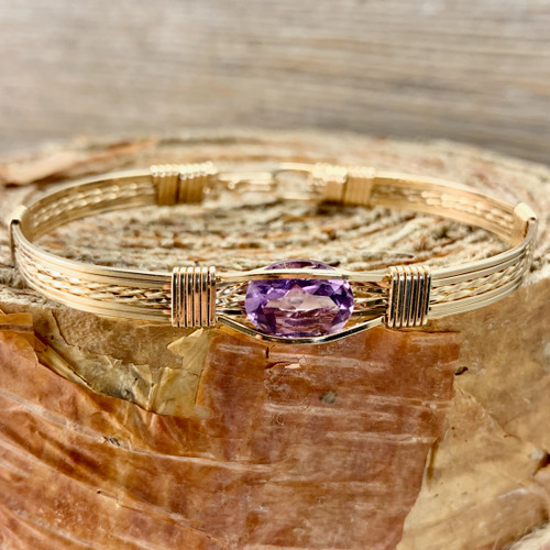 Amethyst Gemstone 6 Wire Brac - w/options - Kimberley Jade - Wire To ...