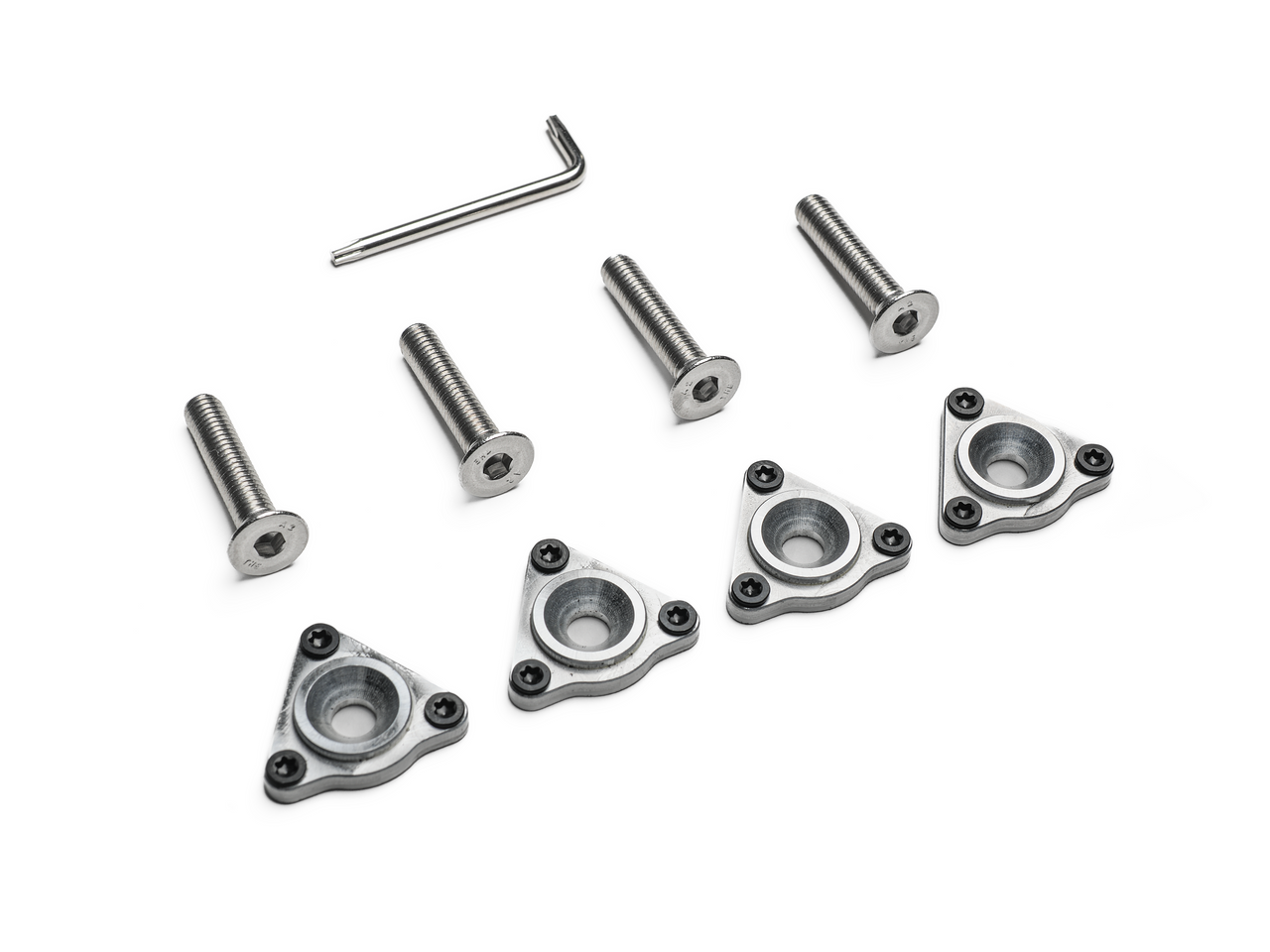 Flush mount diffuser brackets