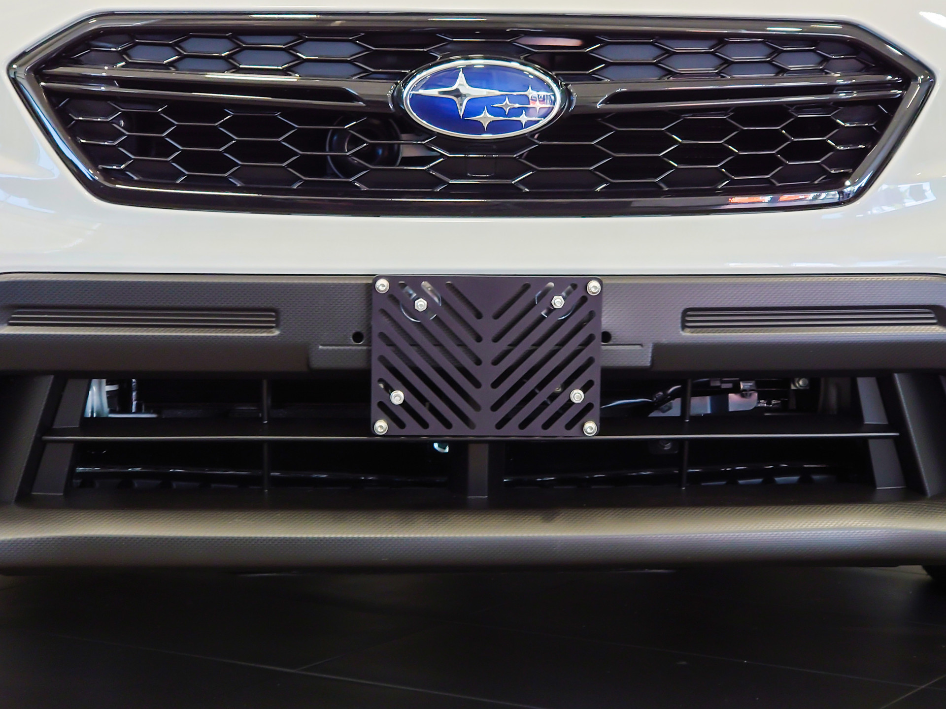 No-drill Front License Plate Relocator - Subaru WRX 2022+