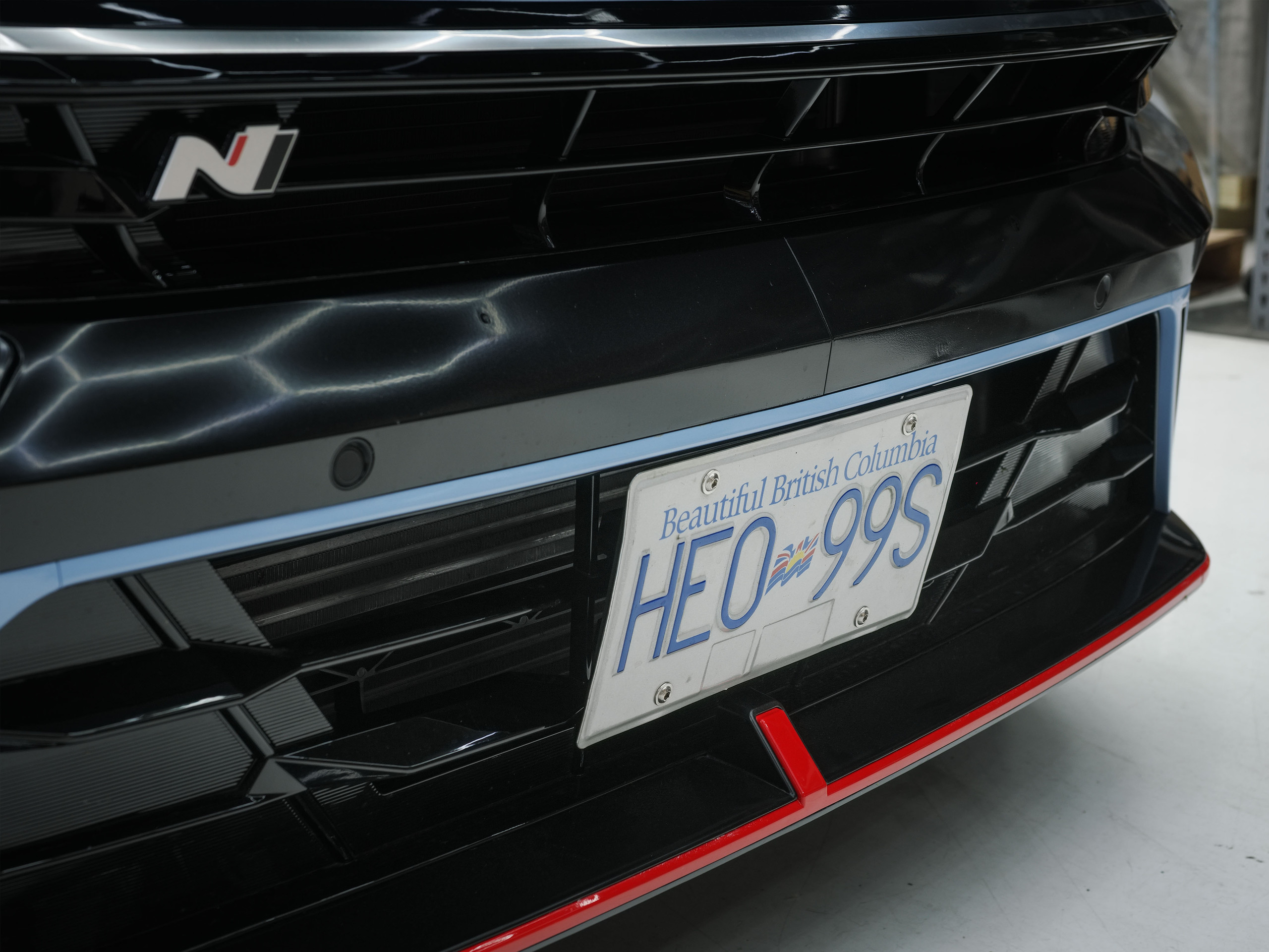 No-drill Front License Plate Relocator - Hyundai Elantra N 2024+