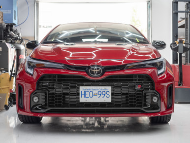 No-drill Front License Plate Relocator - Toyota GR Corolla