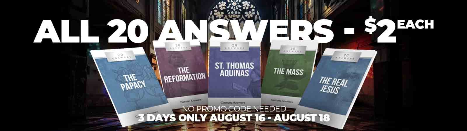 20 Answers Series Digital eBooks