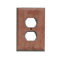 Whitecap Solid Teak Outlet Covers 60170