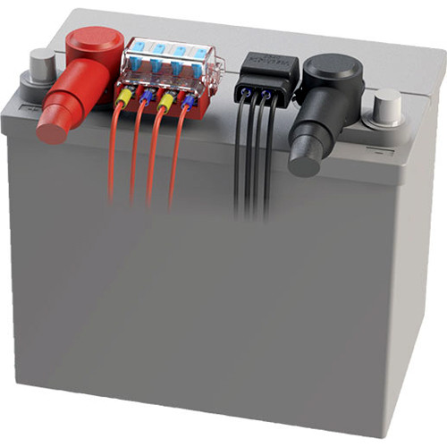 Blue Sea Systems ST Blade Battery Terminal Mount Fuse Block Kit 5024