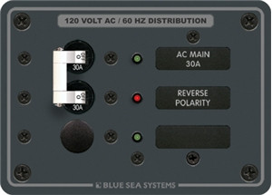 Blue Sea Systems 8029 120V AC Main + 1 Position Circuit Breaker