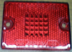 2 Red Side Marker Replacement Lens for Wesbar