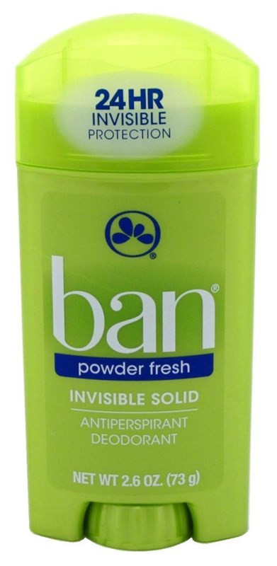 Ban Deodorant 2.6Oz Invisible Solid Powder Fresh - My reliable mart