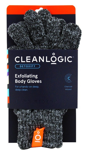 Clean Logic Detoxify Exfoliating Body Gloves - My reliable mart