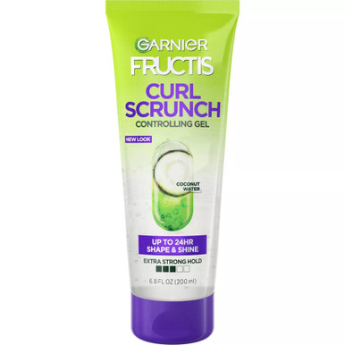 Garnier Fructis Style Curl Scrunch Extra Strong Hold Controlling Gel, 6 ...