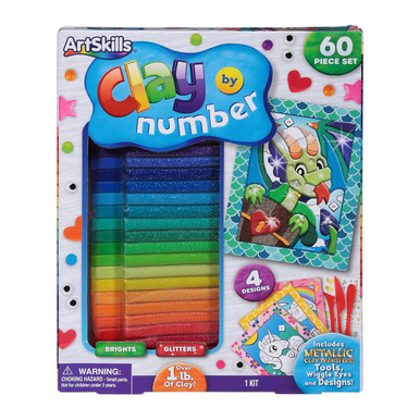 Artskills Clay By Number Activity Kit Craft Set, 1 Ea - RST Deals