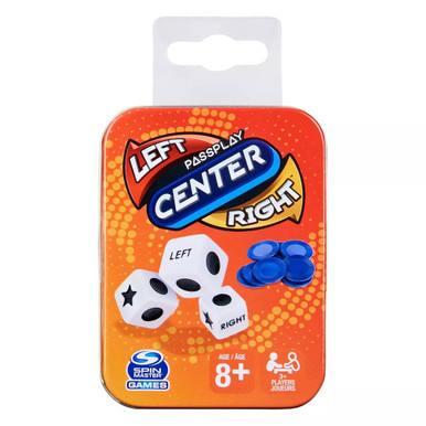 Cardinal Games Classic Left Center Right Game In A Tin, 1 Ea - RST Deals