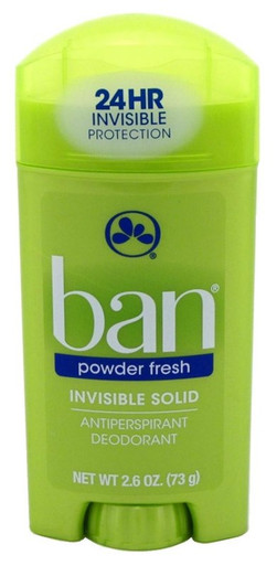 Ban Deodorant 2.6Oz Invisible Solid Powder Fresh - My reliable mart