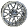14" Golf Cart Wheel, Chrome Rim, 14x7 ET-25