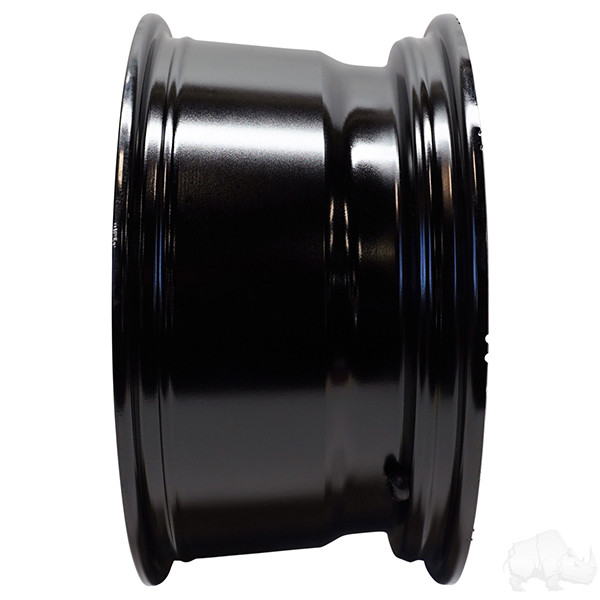 RHOX Golf Cart Wheel RX394, Machined Gloss Black, 14x7 ET-25