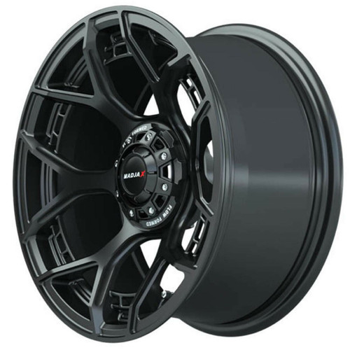 15" MadJax® Flow Form Evolution Matte Black Wheels with GTW® Nomad Off ...