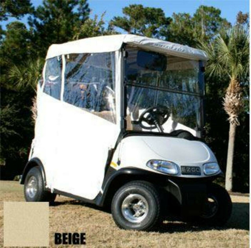 Club Car DS 2-Passenger Red Dot 3-Sided Beige Enclosure (1982-1999)