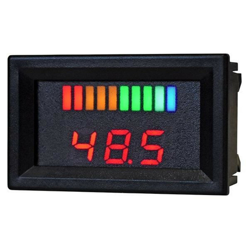 Digital Voltage Display Charge Meter, Horizontal