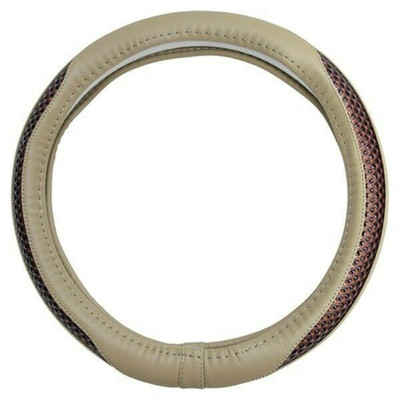 Golf Cart Steering Wheel Cover (RHOX Tan & Super Fiber)