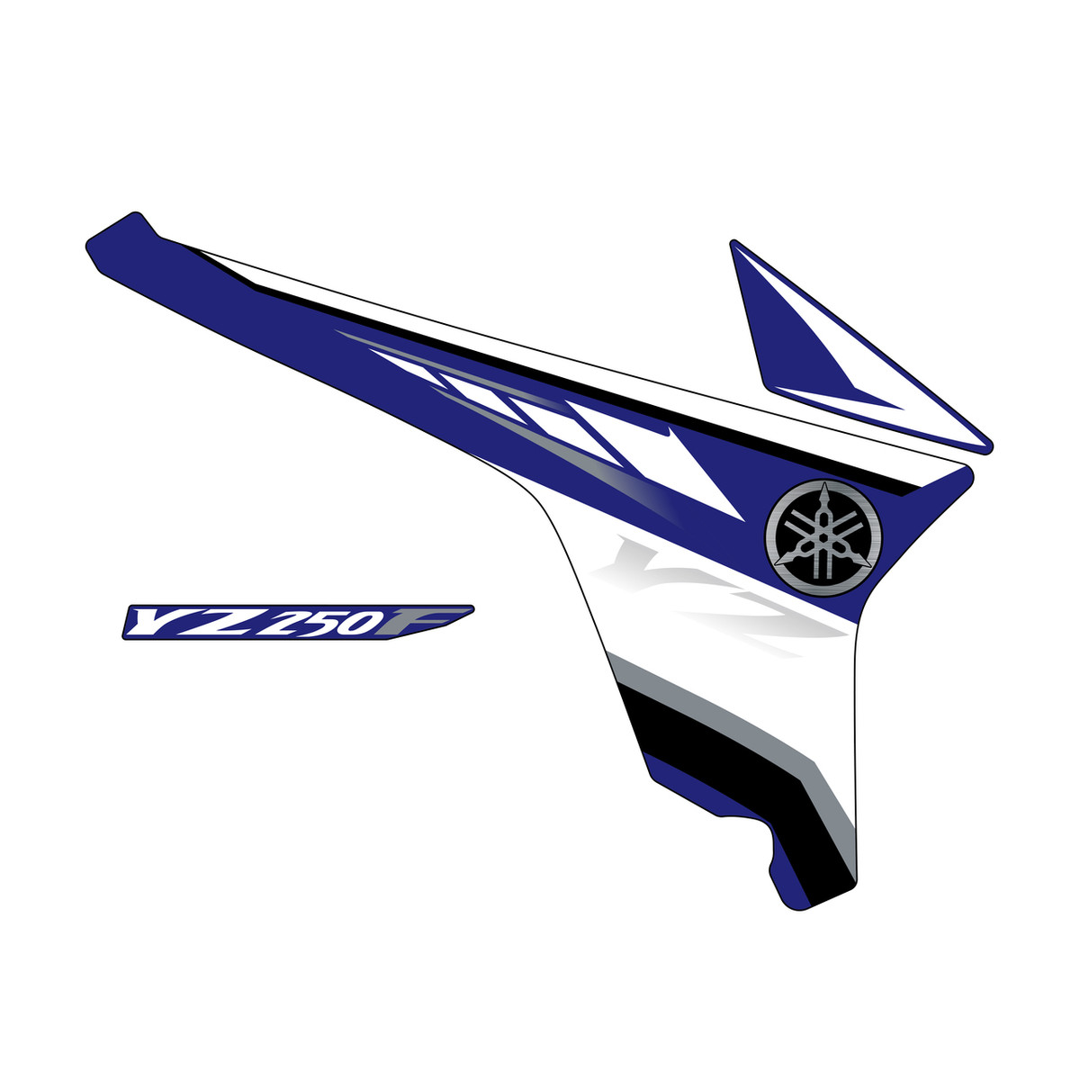 2008 Yamaha YZ250F / YZ450F Replica OEM Shroud Graphics - Elite Design Co.
