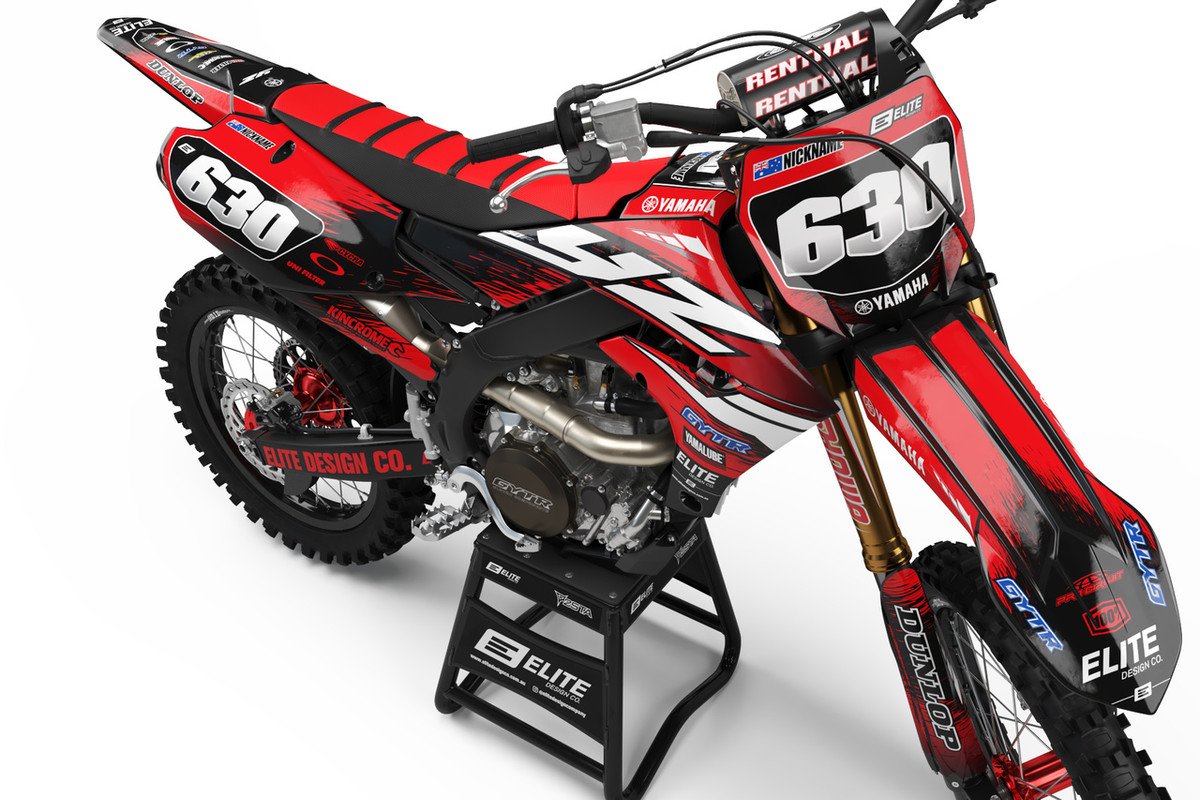 Attack Red Graphics Kit for Yamaha - Elite Design Co.