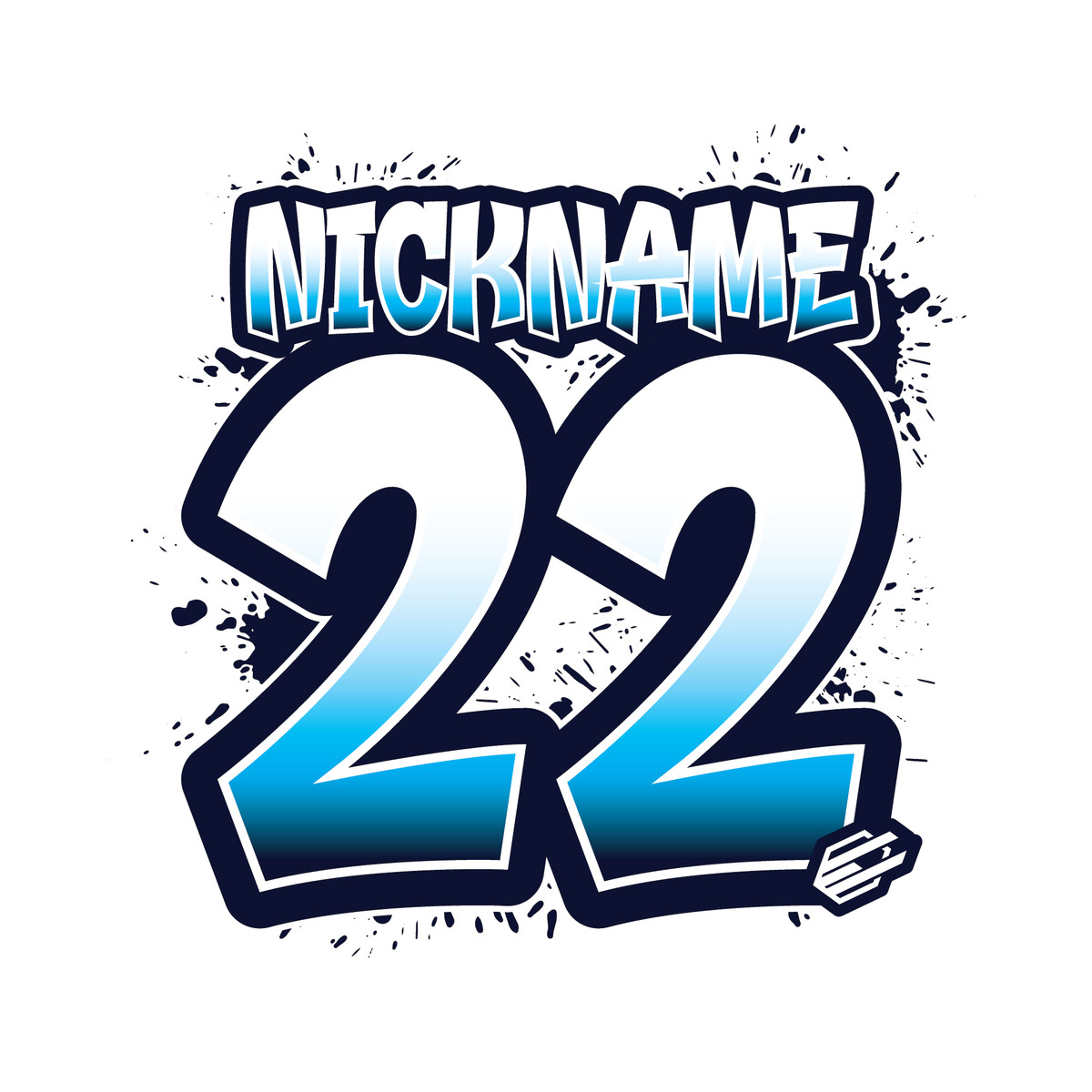 Jersey Print Style 22 Graffiti - Elite Design Co.