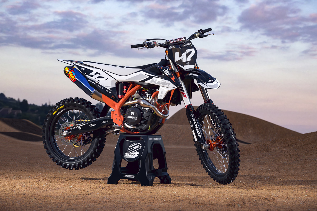 Surge Black Graphics Kit for KTM - Elite Design Co.