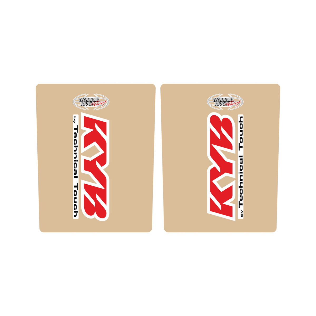 KYB Suspension Technical Touch Badge Fork Tube Sticker - Elite Design Co.