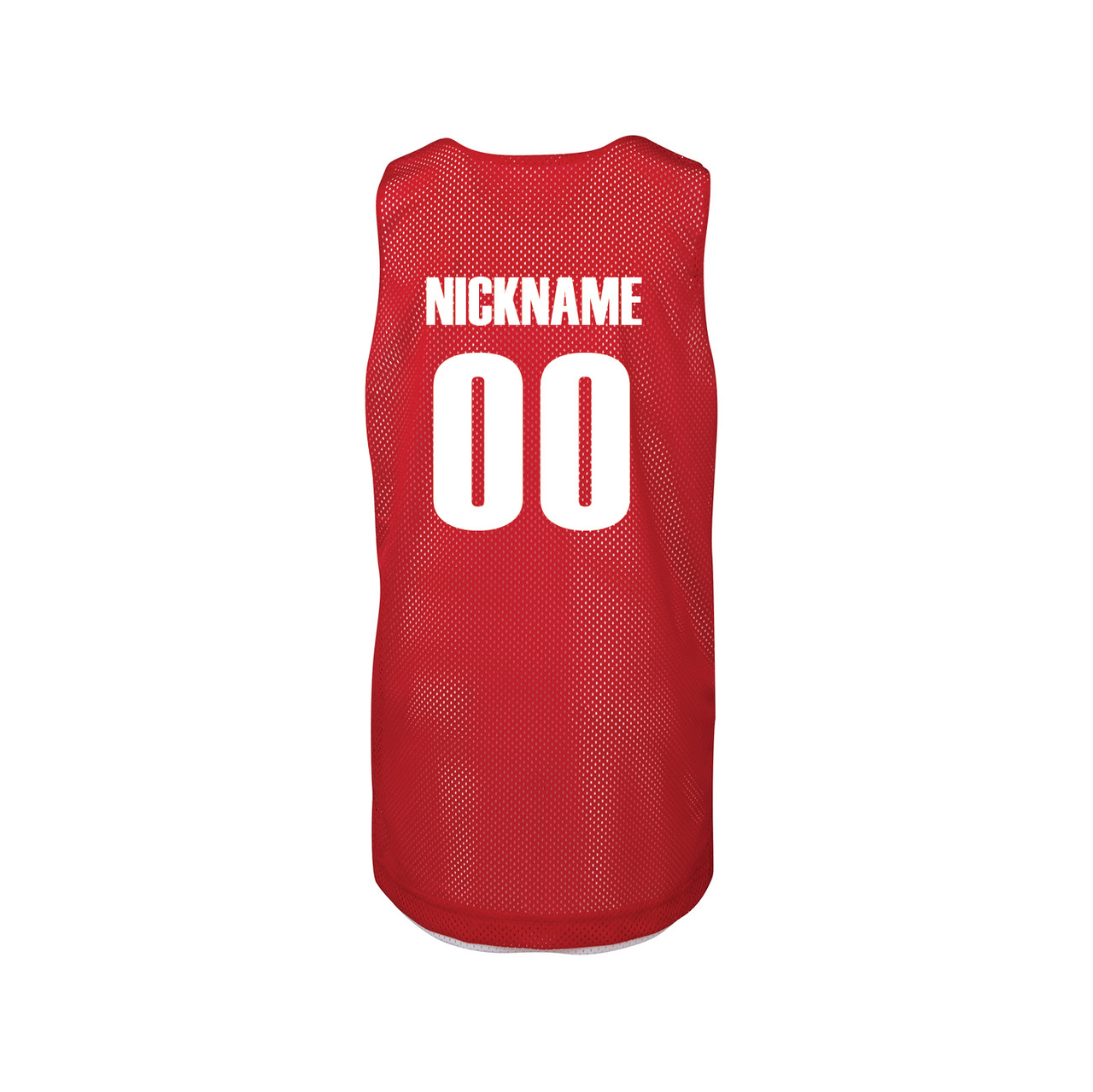 Basketball Singlet Reversible Red/White - Elite Design Co.