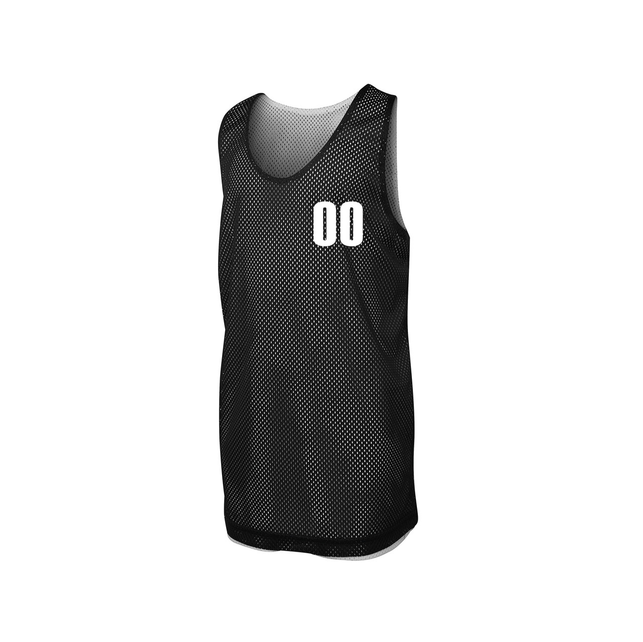Basketball Singlet Reversible Black/White - Elite Design Co.