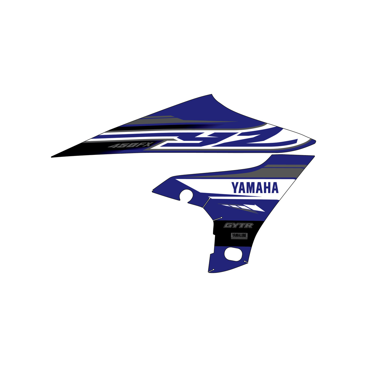 2019 Yamaha YZ450F OEM Replica Shroud Graphics - Elite Design Co.