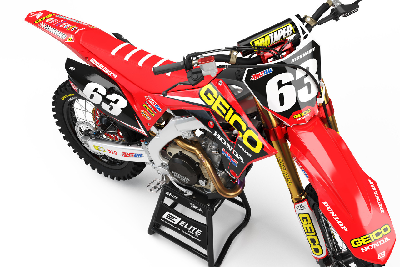 Geico Graphics Kit for Honda - Elite Design Co.