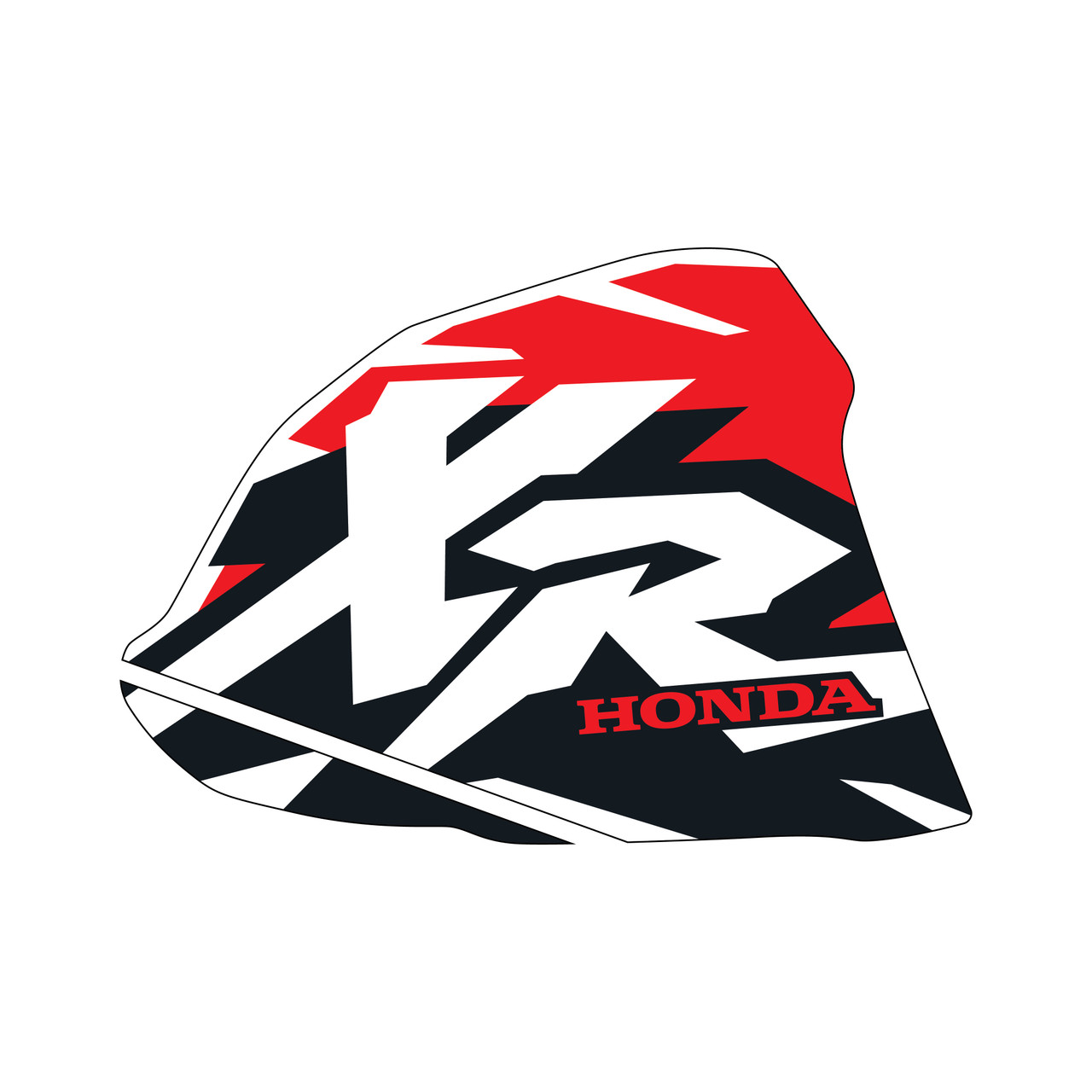 1997 Honda XR80 / XR100 Replica OEM Tank Graphics - Elite Design Co.