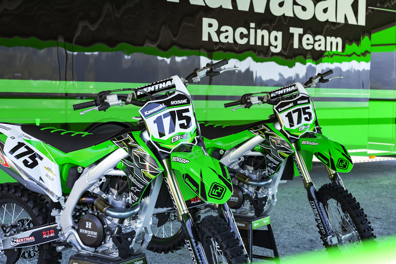 Empire Green Graphics Kit for Kawasaki - Elite Design Co.
