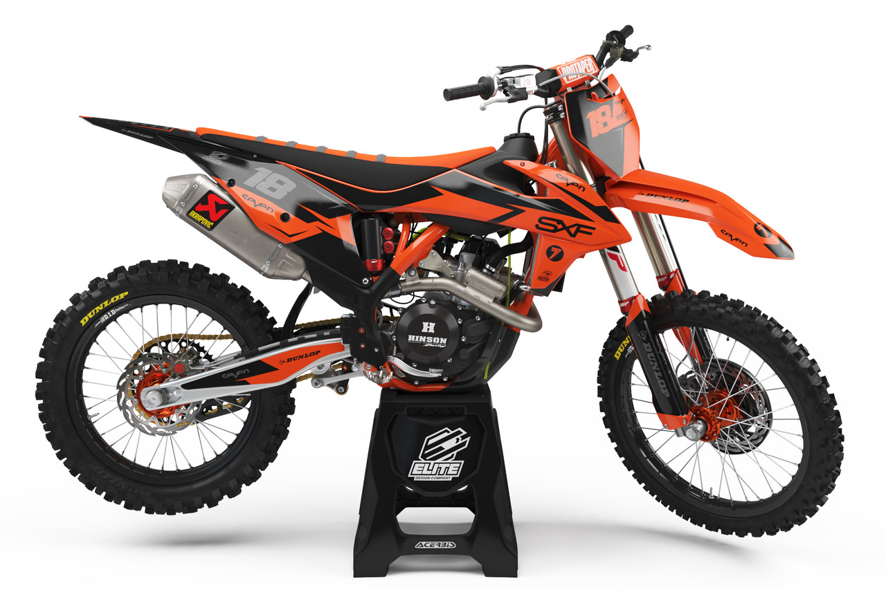 Stryker Orange Graphics Kit For KTM Elite Design Co stryker-orange-graphics-kit-for-ktm-elite-design-co