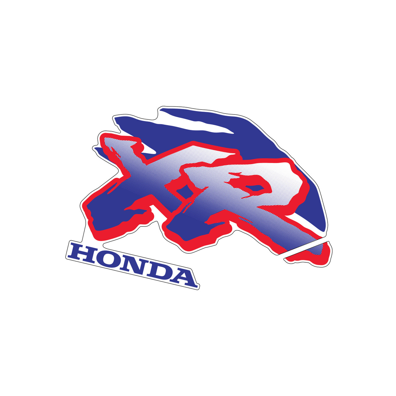 1993 Honda XR80 / XR100 Replica OEM Tank Graphics - Elite Design Co.