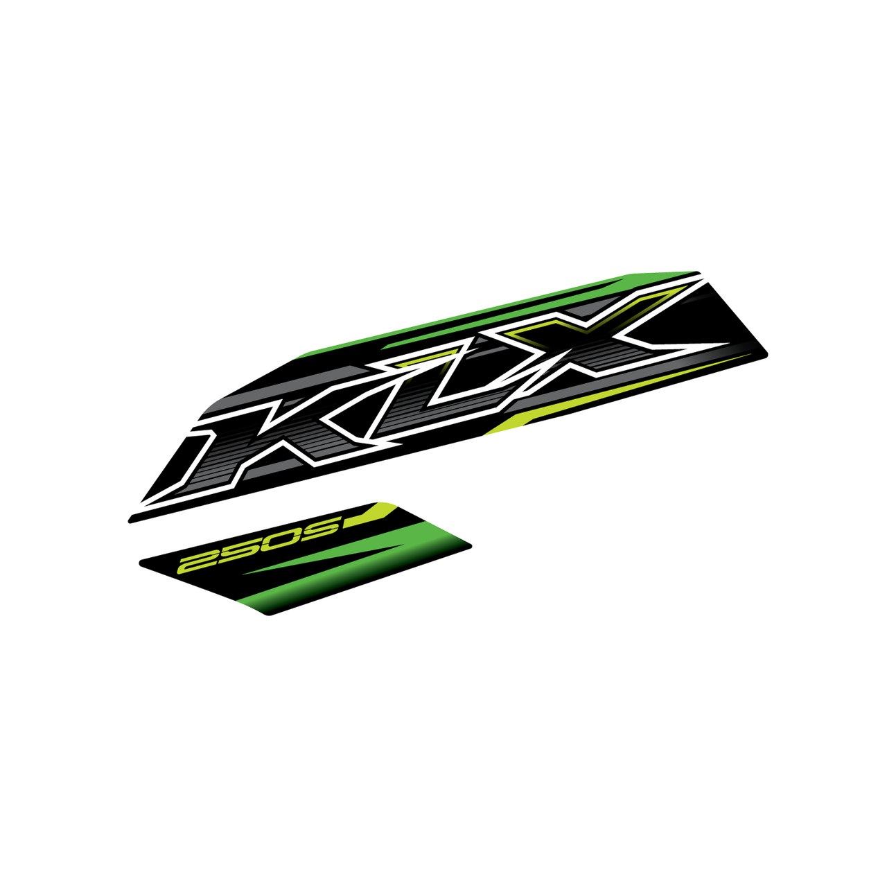 2019 Kawasaki KLX250S Replica OEM Shroud Graphics - Elite Design Co.
