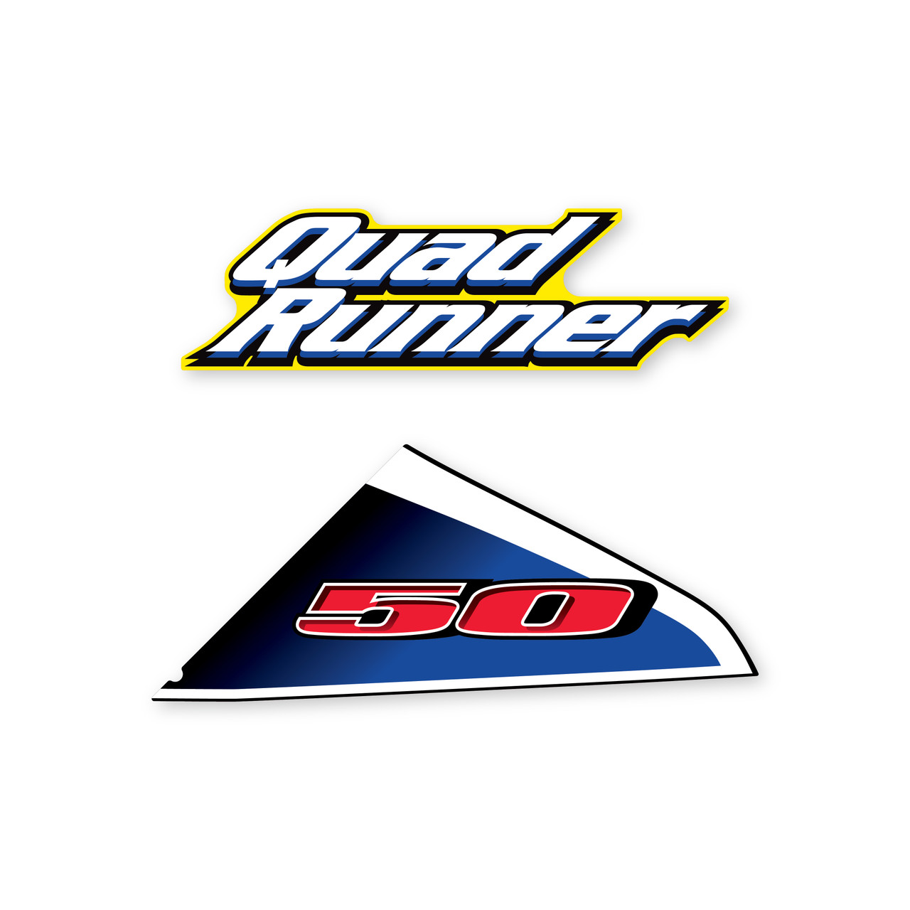 2001 Suzuki LT50 Quad Runner Replica OEM Tank Graphics - Elite Design Co.