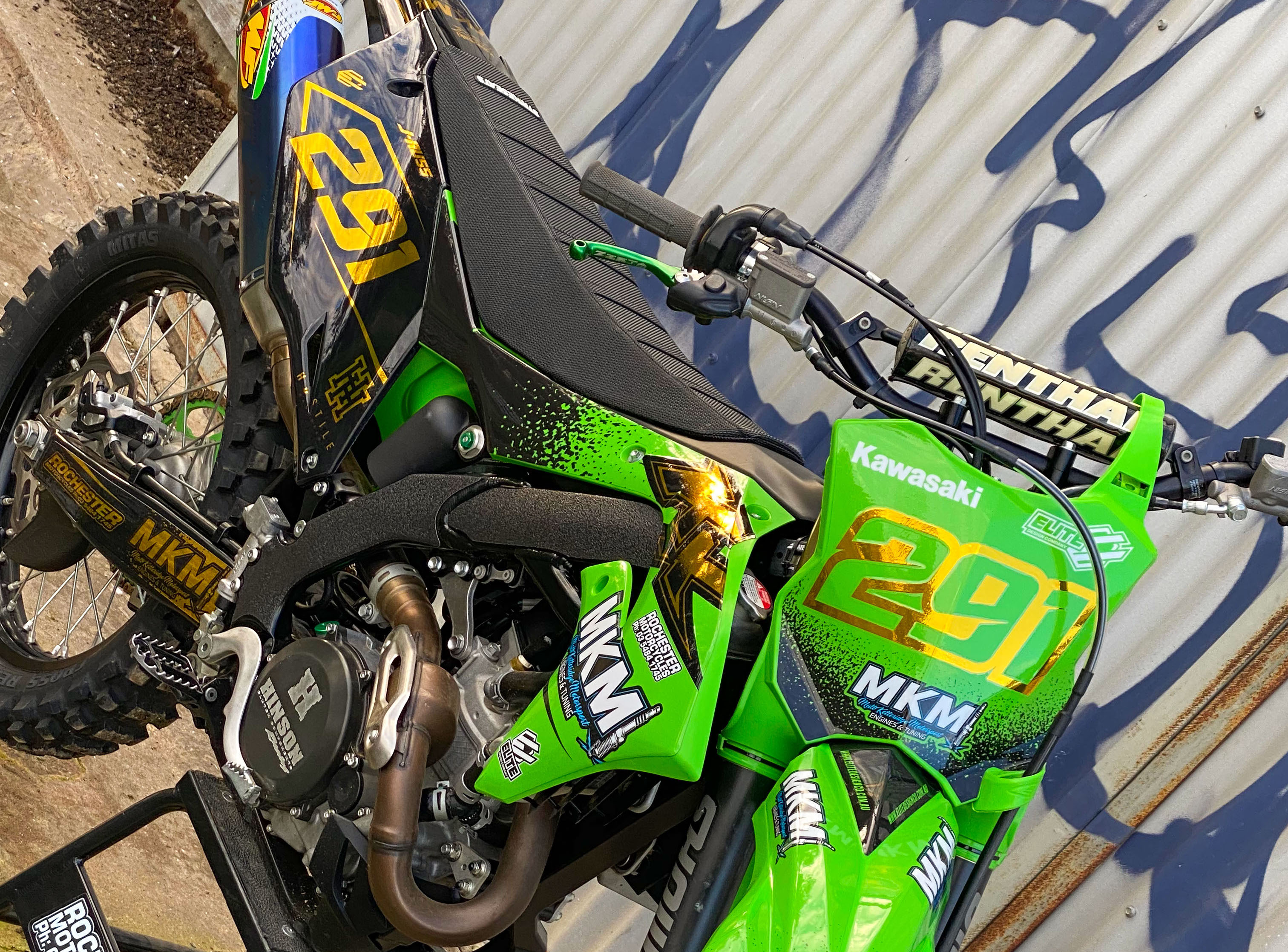 Jake Russell - Gold Chrome KX450 - Elite Design Co.