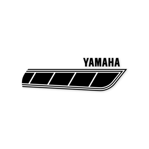 1977 Yamaha YZ80D Replica OEM Tank Graphics - Elite Design Co.