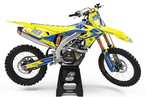 Stryker Yellow Graphics Kit for Suzuki - Elite Design Co.