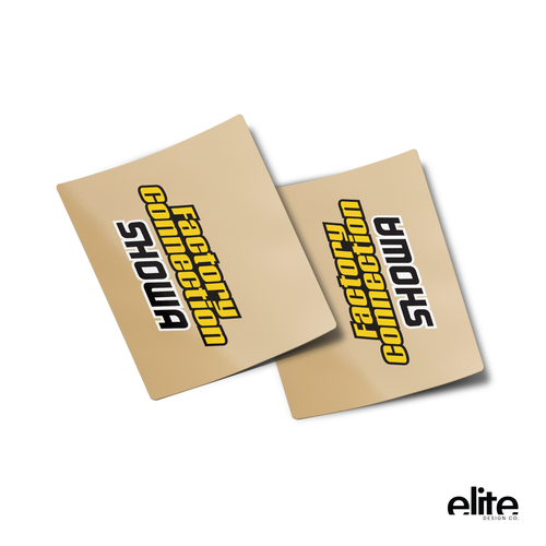 Factory Connection Showa Fork Tube Sticker - Elite Design Co.