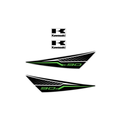 2019 Kawasaki KFX90 Replica OEM Graphics - Elite Design Co.