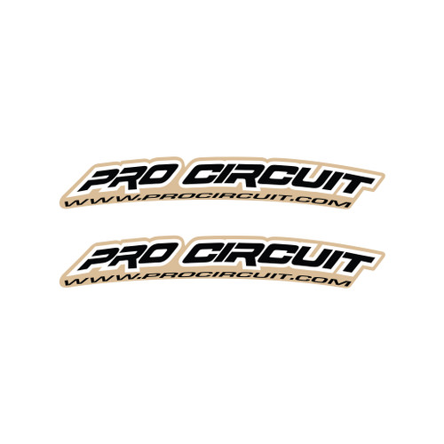Pro Circuit Front Fender Graphic - Elite Design Co.