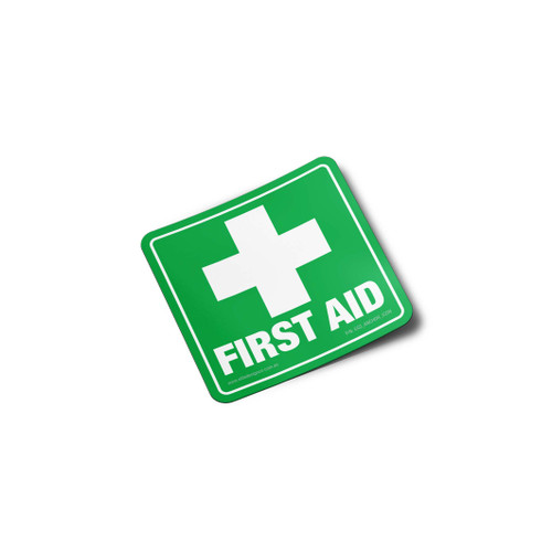 First Aid Safety Stickers - Elite Design Co.
