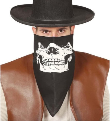 Skull Face Handkerchief Face Covering - Futura Online Shop